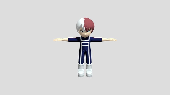 Todoroki 3D models - Sketchfab