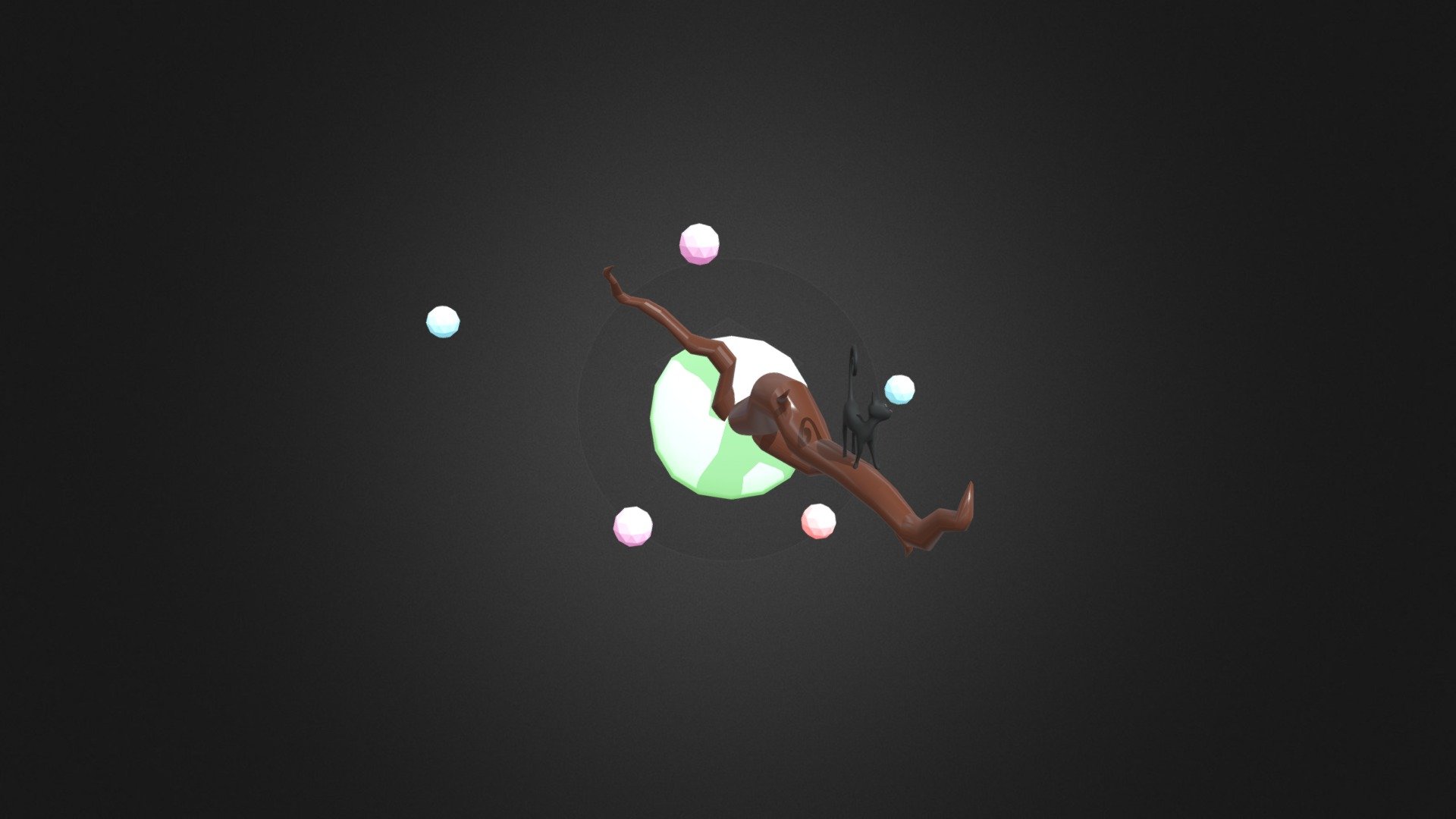 halloween cat - 3D model by Szado [9527ede] - Sketchfab