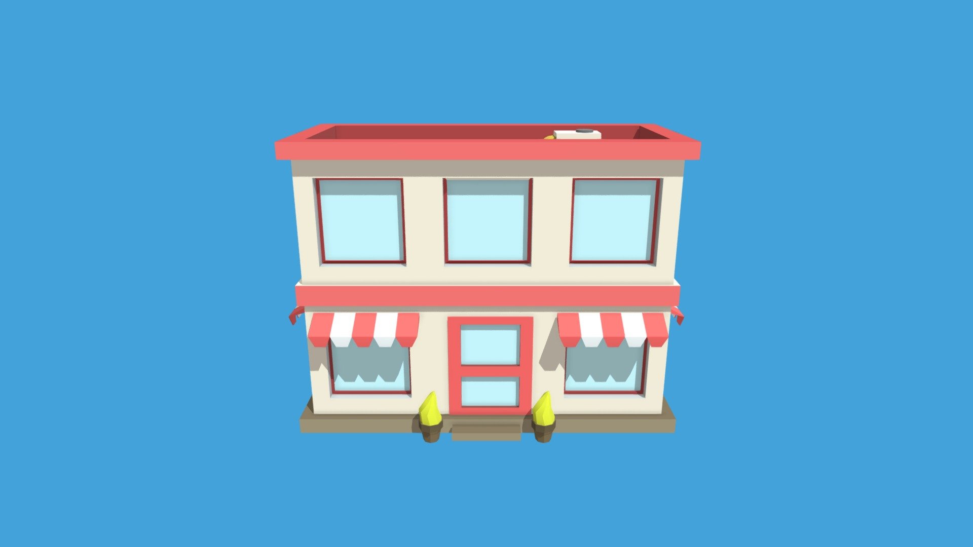 Casa Low Poly (Low Poly House) - 3D model by Randall Raya (@Randall ...