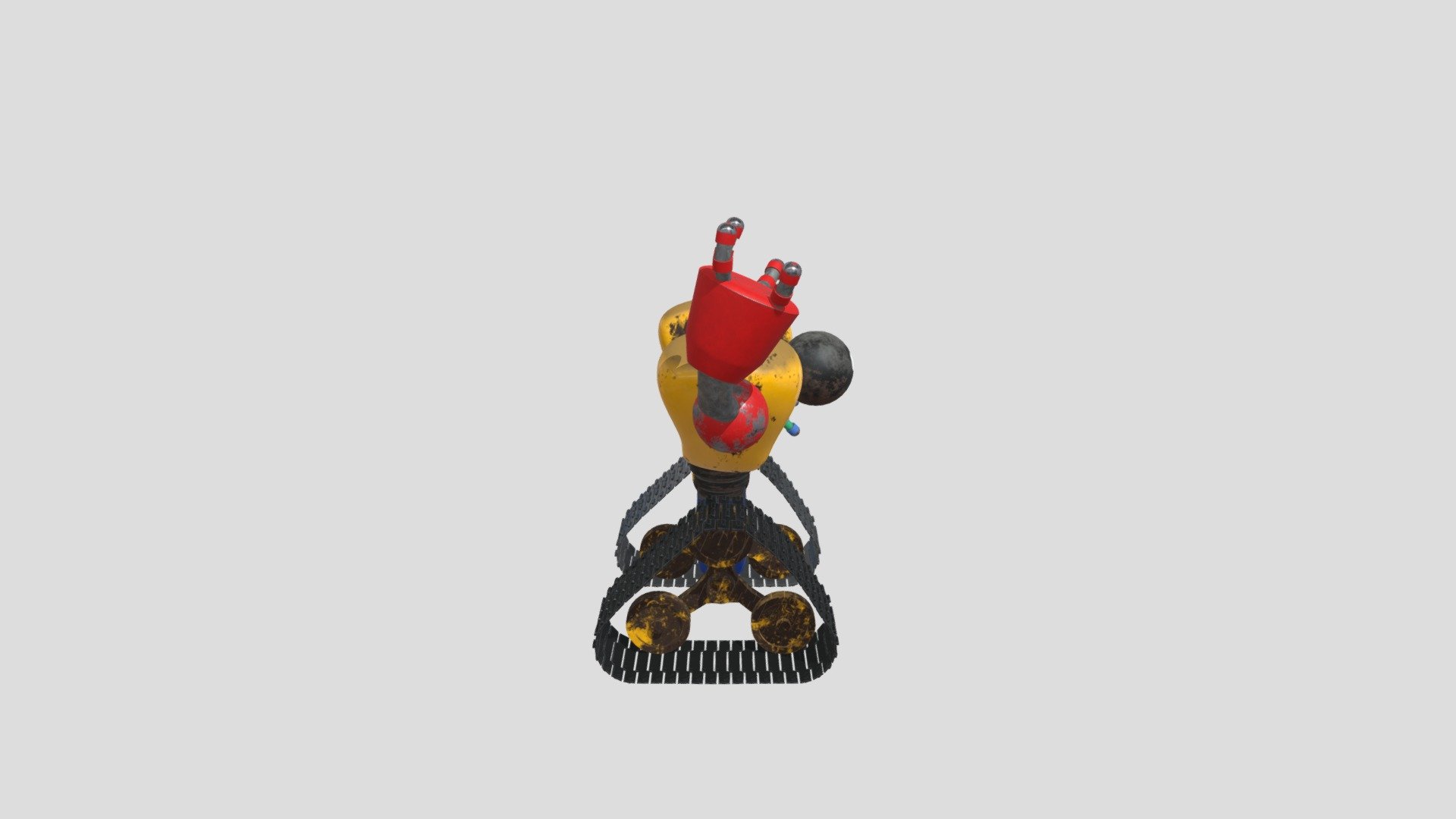 Robot con ruedas - 3D model by Tobogan (@tobogan123) [952a633] - Sketchfab