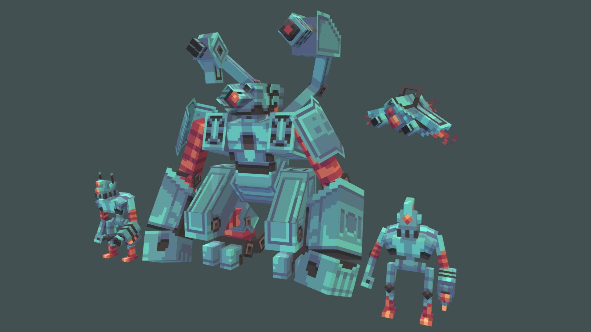 Architect the robot boss - 3D model by Queue (@blockbenchqueue ...