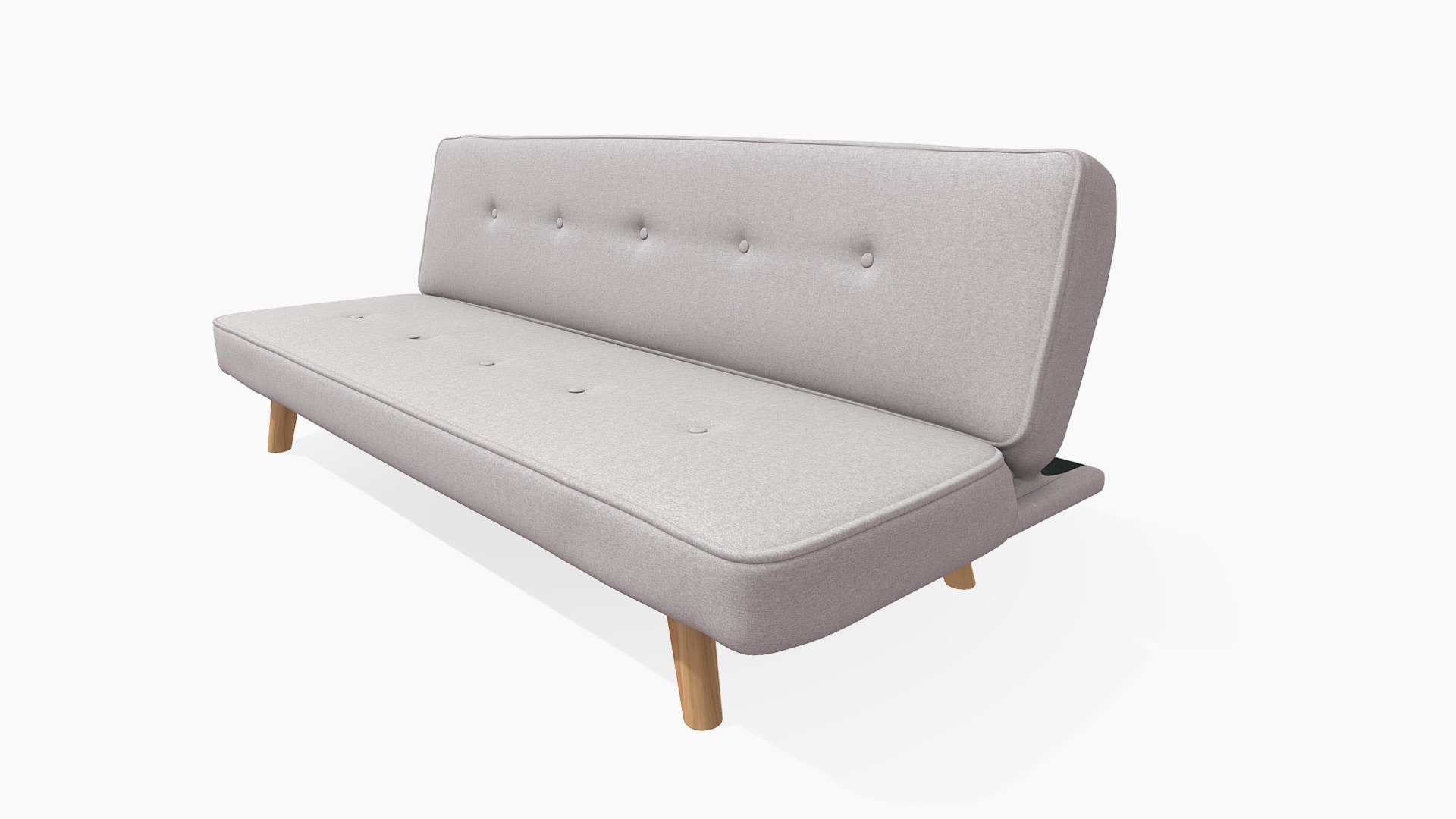 M1032. sofacamaClickClackBassicGrisClaro - Buy Royalty Free 3D model by ...