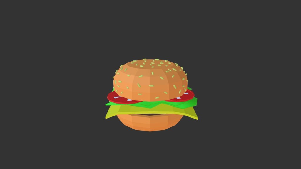 Hamburger - 3D model by AbejaCruz [952c75a] - Sketchfab