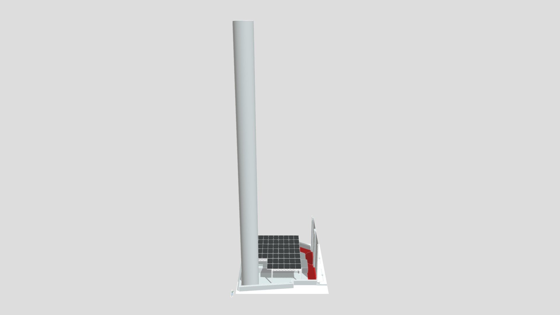450 W 31st St 62 Mod Canopy Arc Post Truss - Download Free 3D model by Brooklyn SolarWorks ...