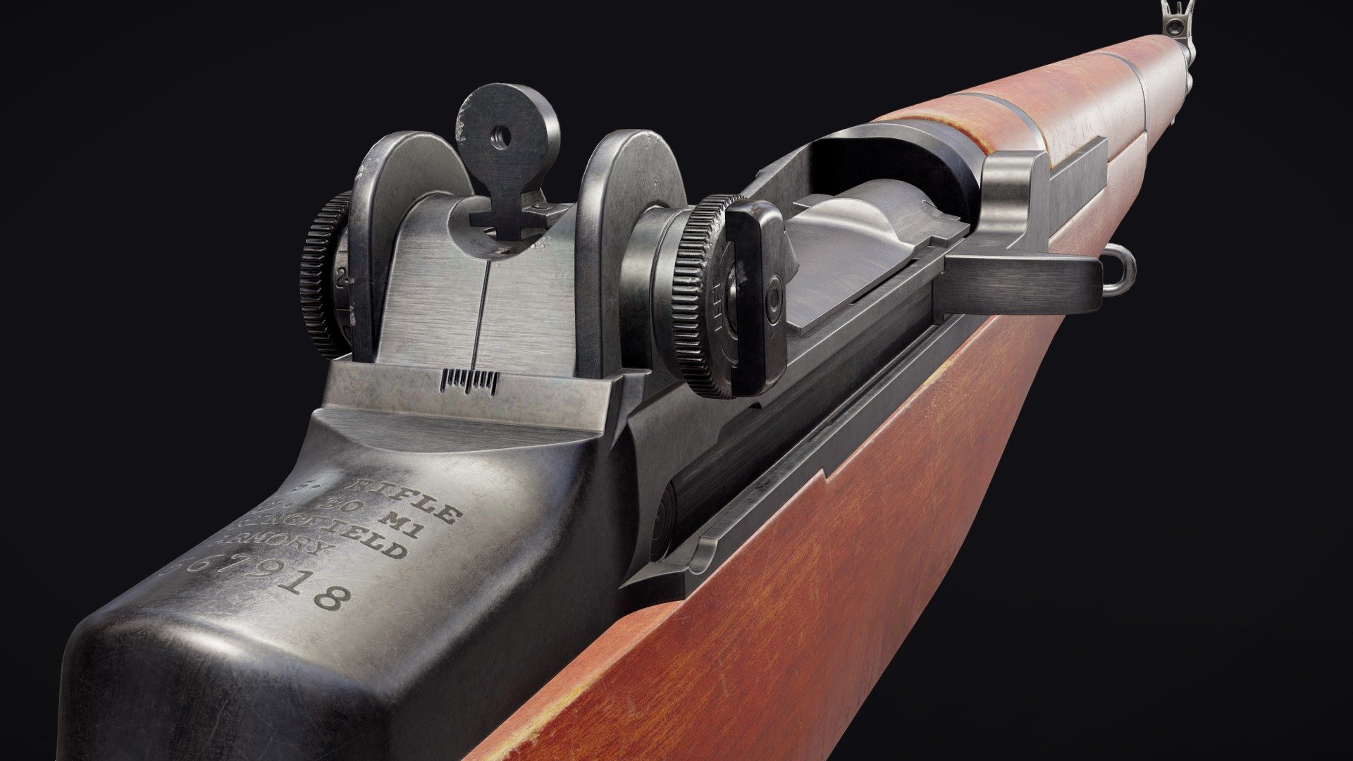 M1 Garand - 3D model by Nicholas Spidel • Looking For Work (@spidelnick ...