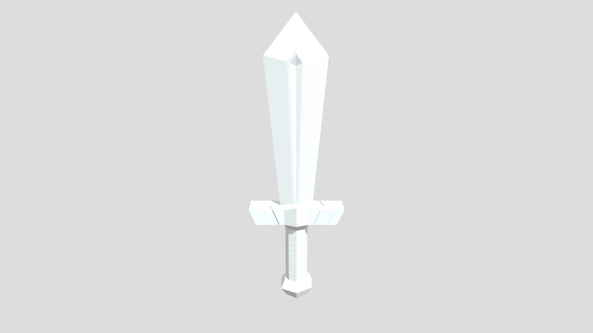 Simple Sword - 3D model by ikersuaarez [952d142] - Sketchfab