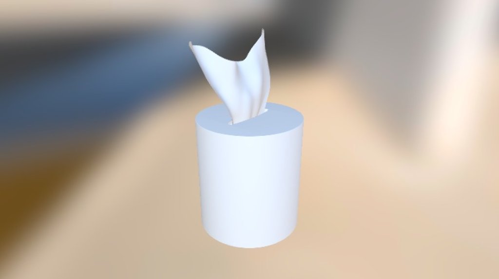Una Cylinder Tissue Box - 3D model by minimalistdesignstore [952d659 ...