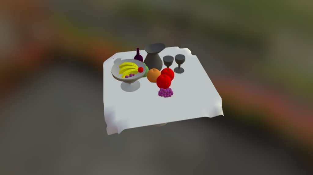 Bodegon 1 - 3D model by Mafer Downey (@mafer) [952d710] - Sketchfab