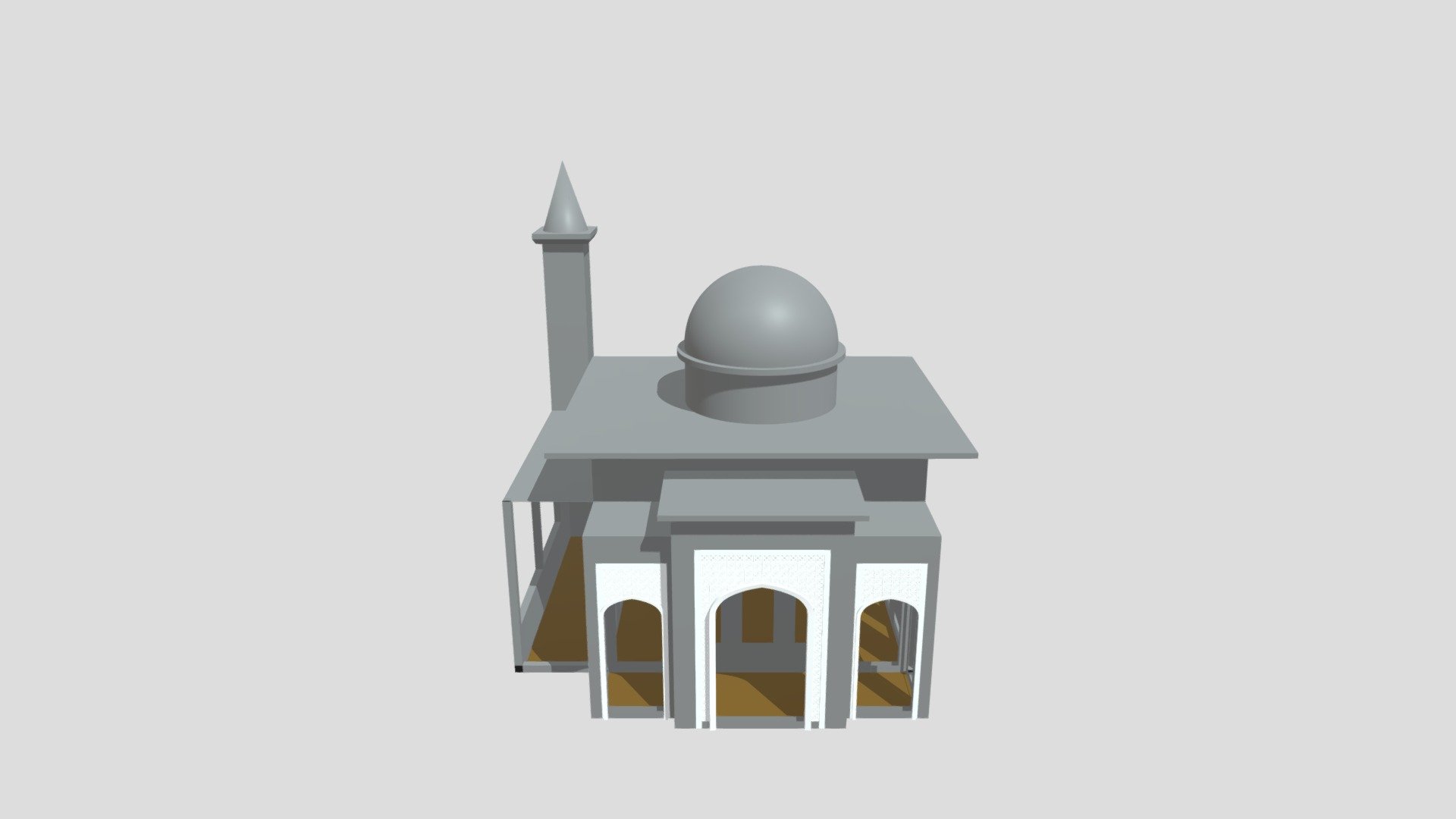 Musolah - Download Free 3D model by ade_11 [952e2bb] - Sketchfab
