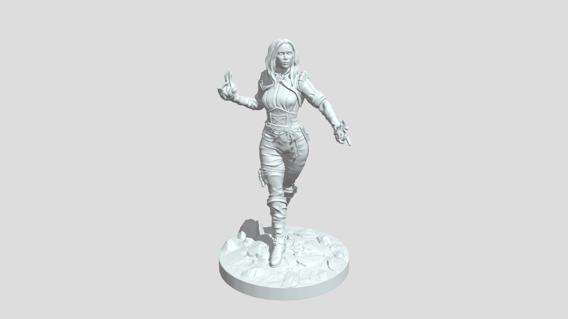 Triss Merigold - 3D model by rogalello [952f0fc] - Sketchfab