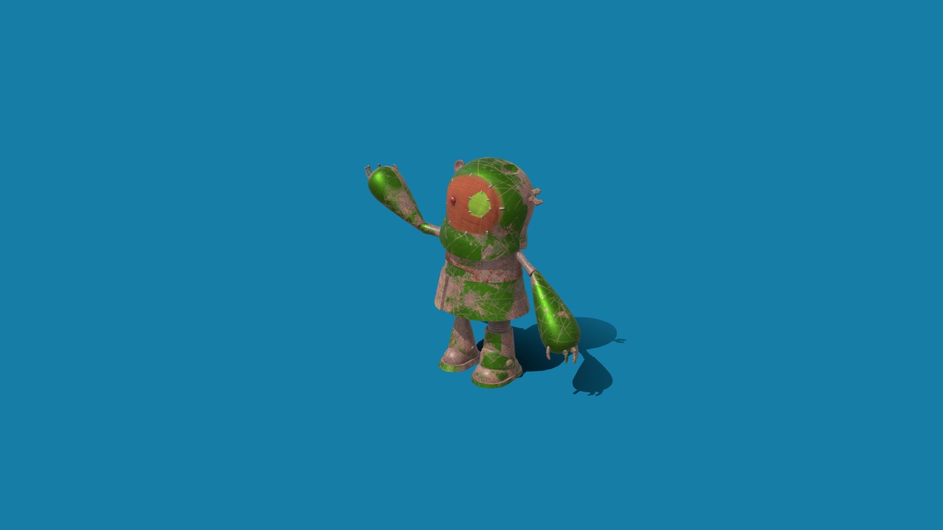 Garbage robot - 3D model by Jace Buzato (@JaceB) [953289b] - Sketchfab