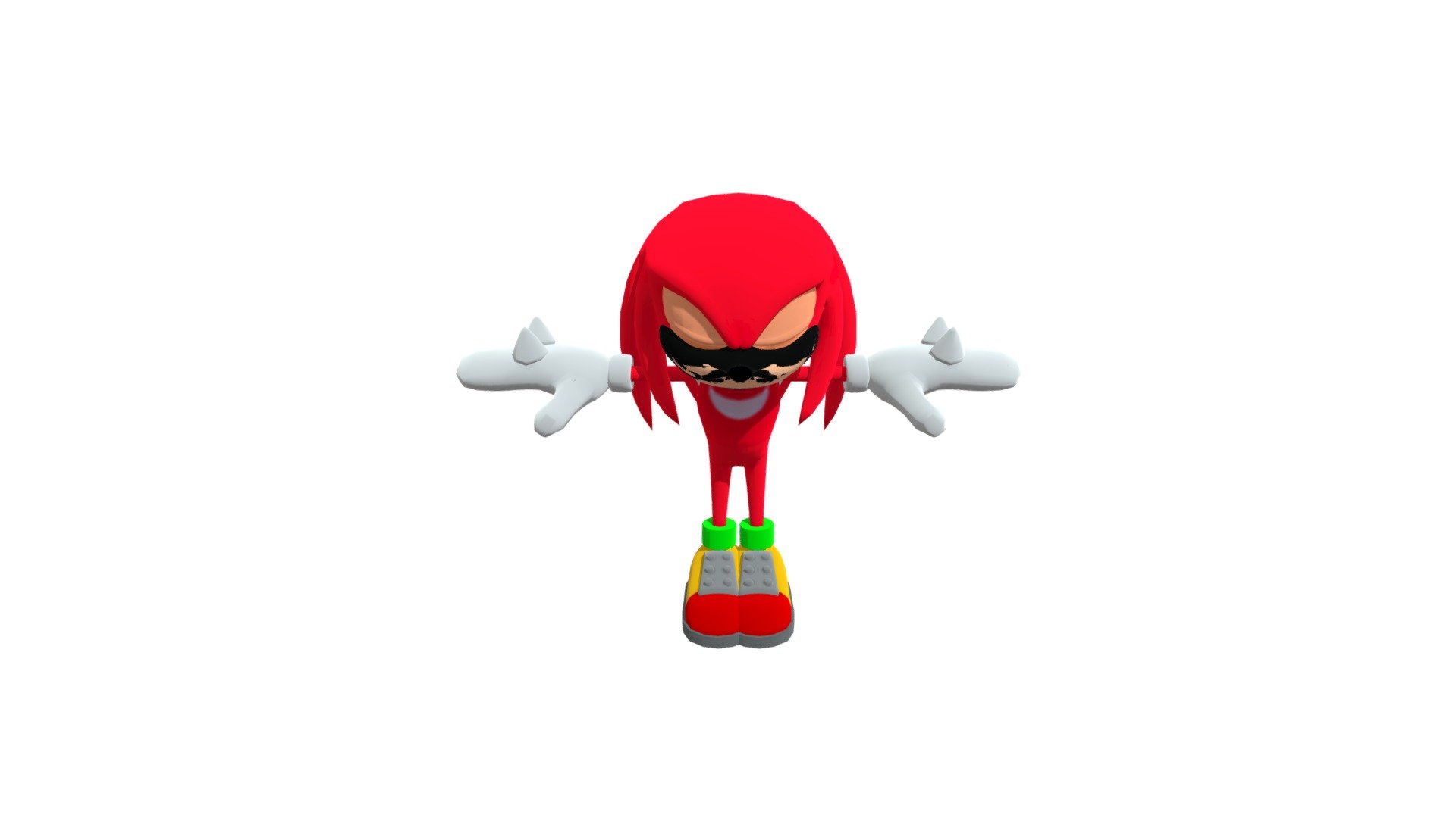 Knuckles (Sonic Superstars) (Nintendo Switch) - Download Free 3D model ...