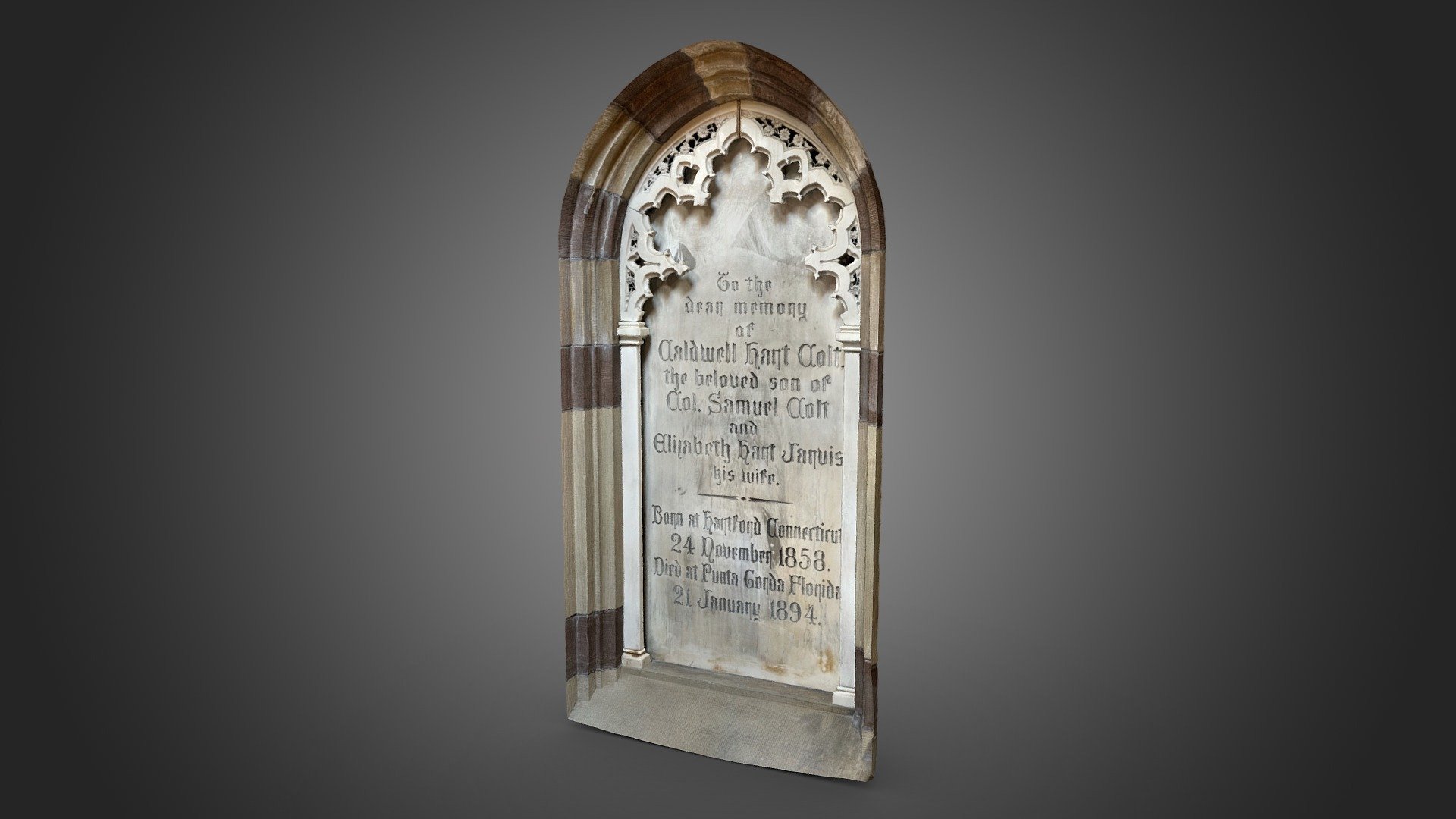 Caldwel Colt Memorial - 3D model by CVM (@CaptureVisualMarketing ...