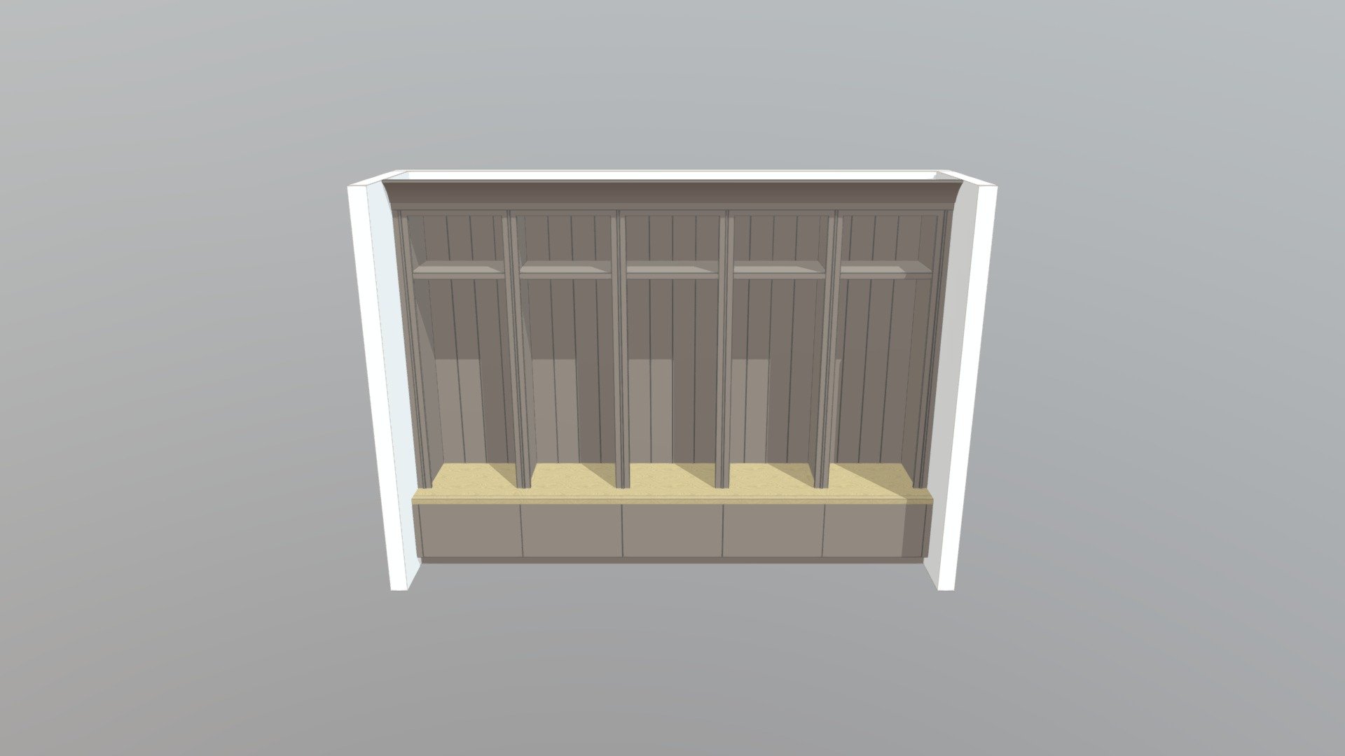 Lockers Mock Up - 3D model by tgrone20 [9534b23] - Sketchfab