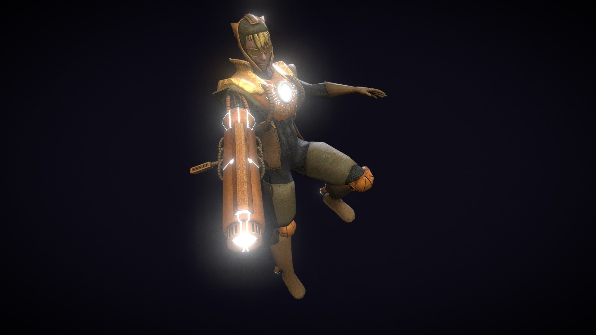 Cyborg - 3D model by Vince Dulay (@vincent.dulay) [9535b2f] - Sketchfab