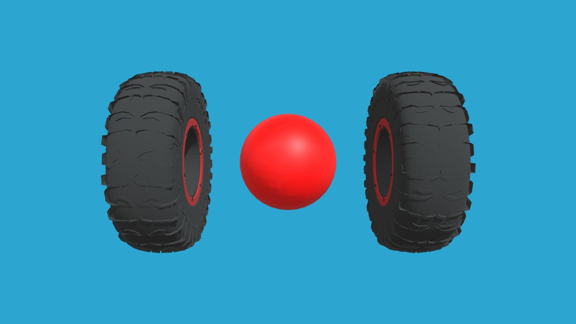 Axle and Wheels that can rotate freely - 3D model by fasteng [95379d5 ...