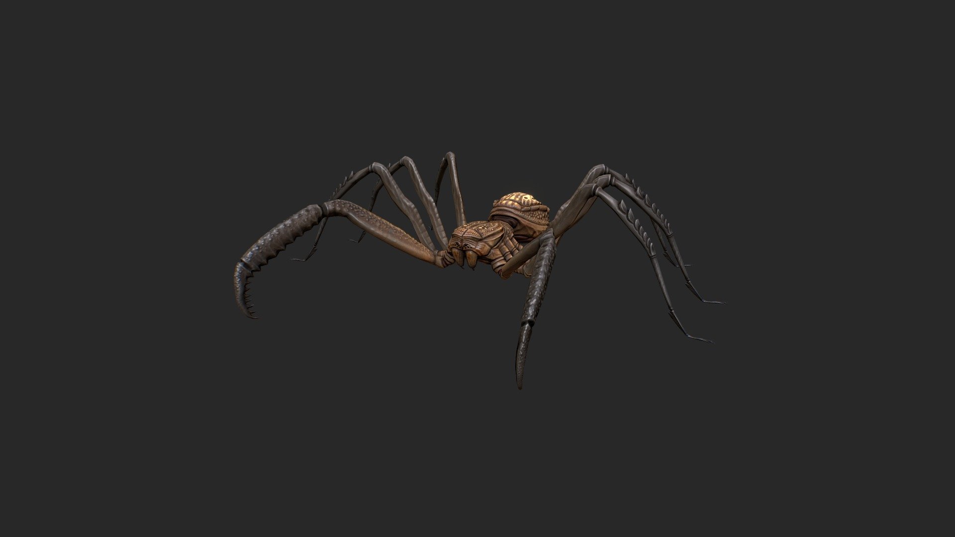 Giant Spider - 3D model by Michał Zomerski (@michaelangelo666) [953912b ...