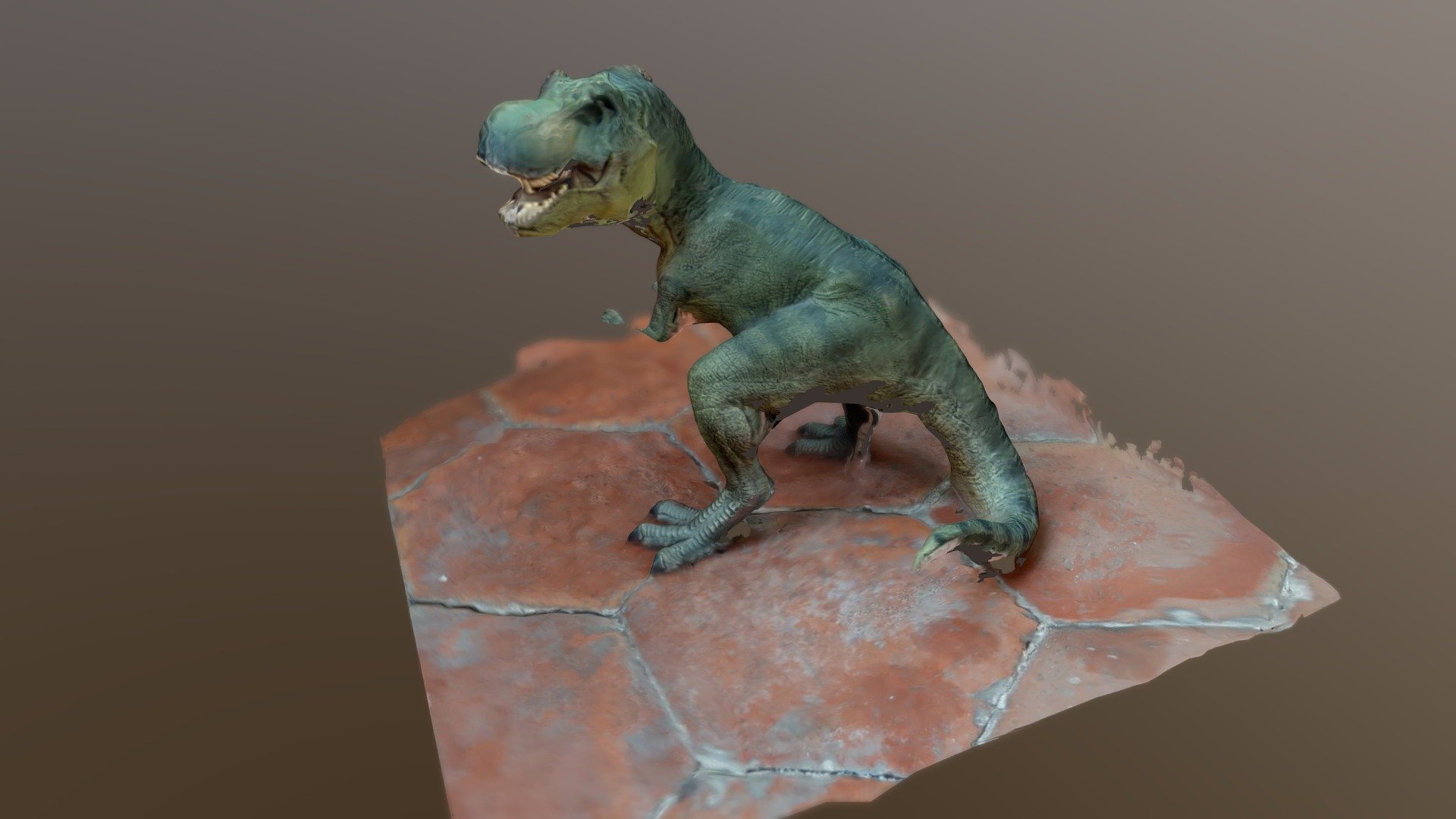 Tyrannosaurus Rex toy model by Papo - 3D model by Pezito [9539759 ...