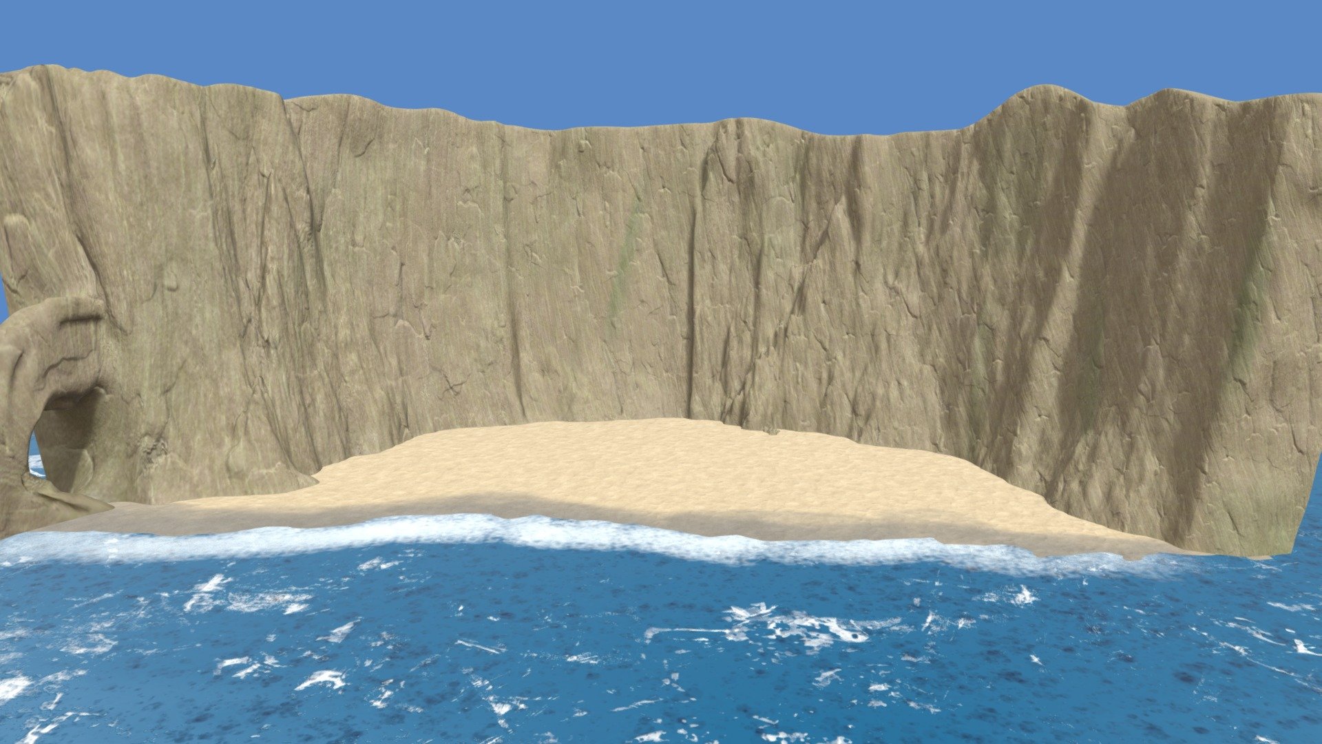 Rock beach - 3D model by Auriston Pacheco (@Auriston.Pacheco) [953ac1f ...
