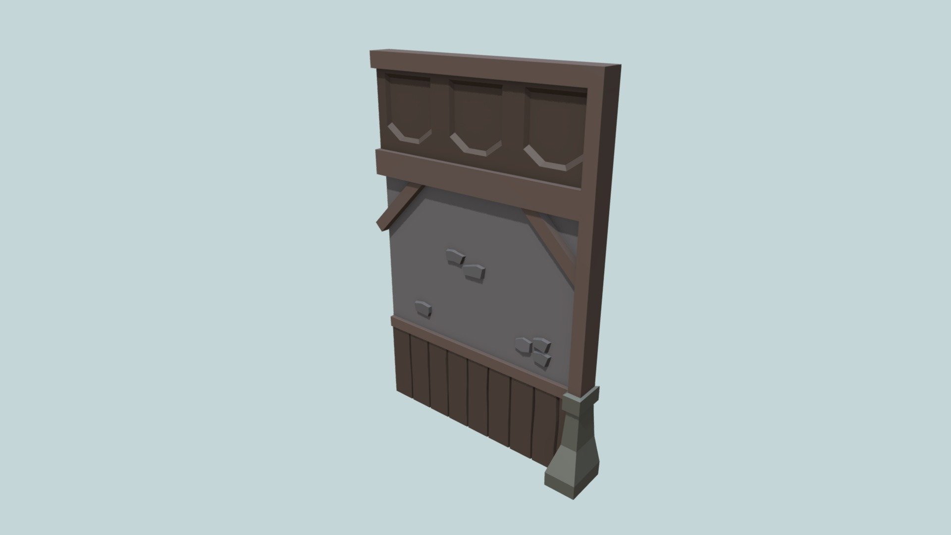 Wall - Download Free 3D model by Kowalo [953af0e] - Sketchfab