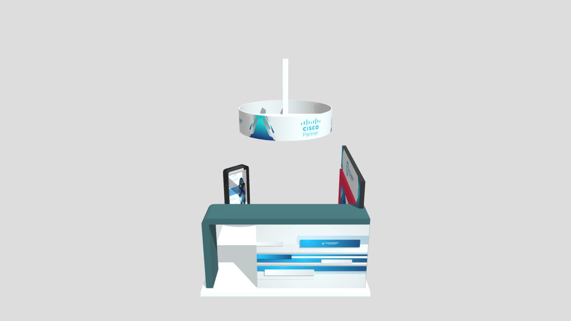 Stand CISCO - Intelligent Networks - 3D model by DIWEMA [953b61b ...
