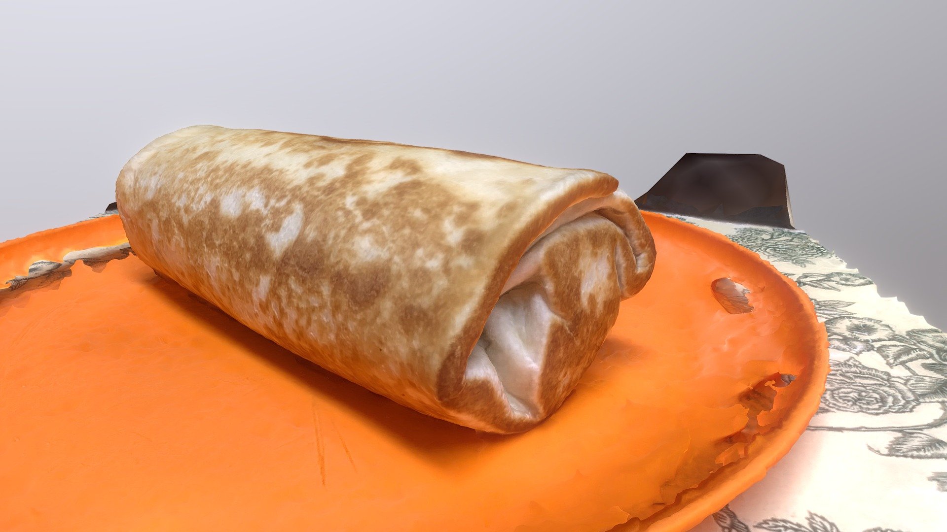 Physically scanned Burrito (High Res) - Download Free 3D model by The ...