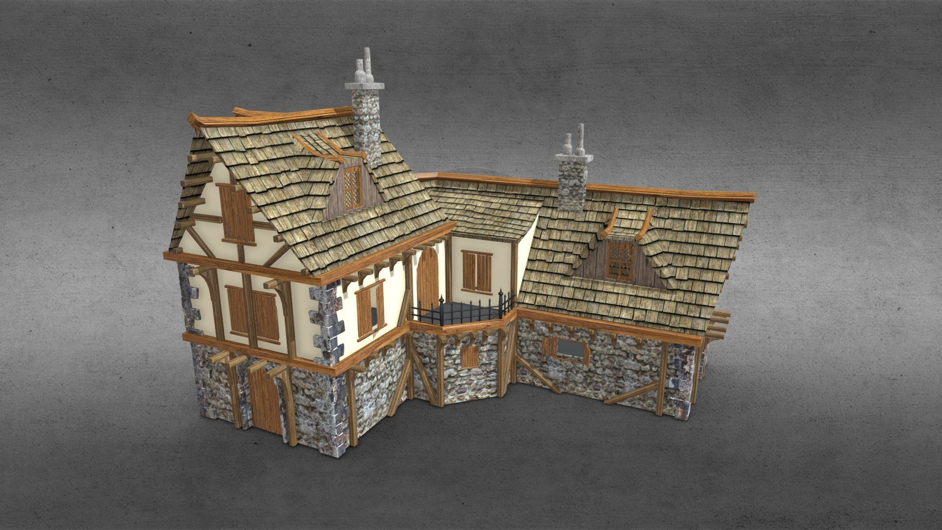 Medieval Inn 2 - 3D model by Vincenzo Virgillito (@VincenzoVirgillito ...