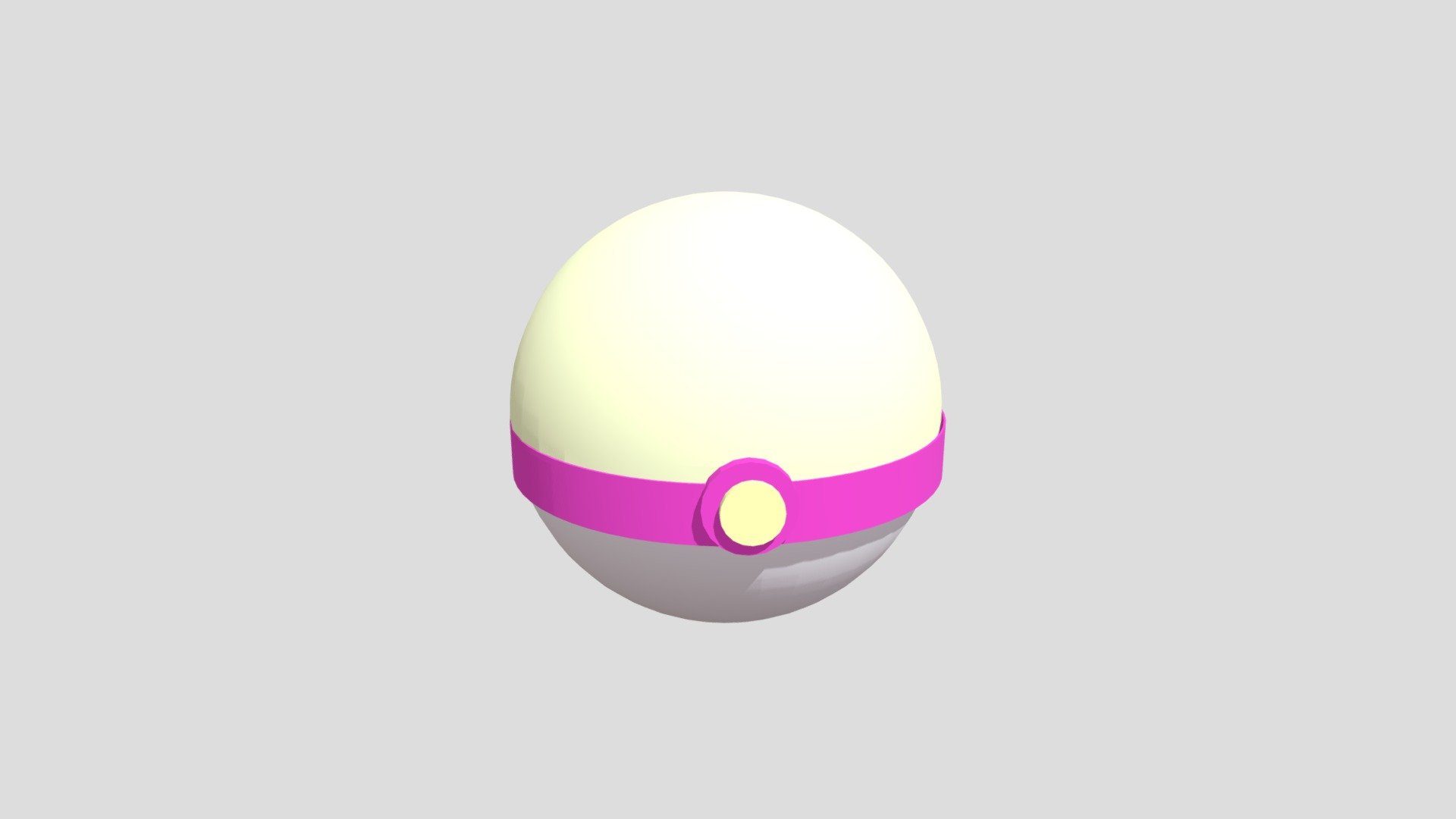 Pink Lemonade Inspired Pokeball - Download Free 3D model by Shylaaa ...