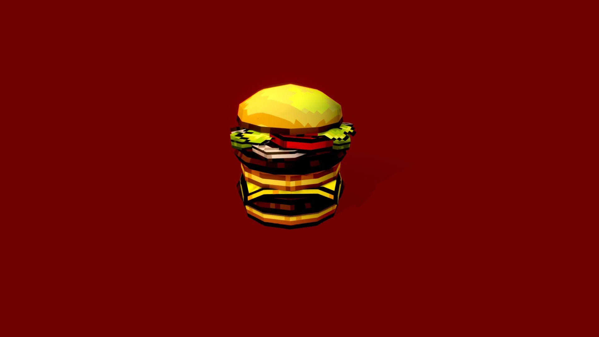 Low Poly Burgers - 3D model by AtskaHeart [953d870] - Sketchfab
