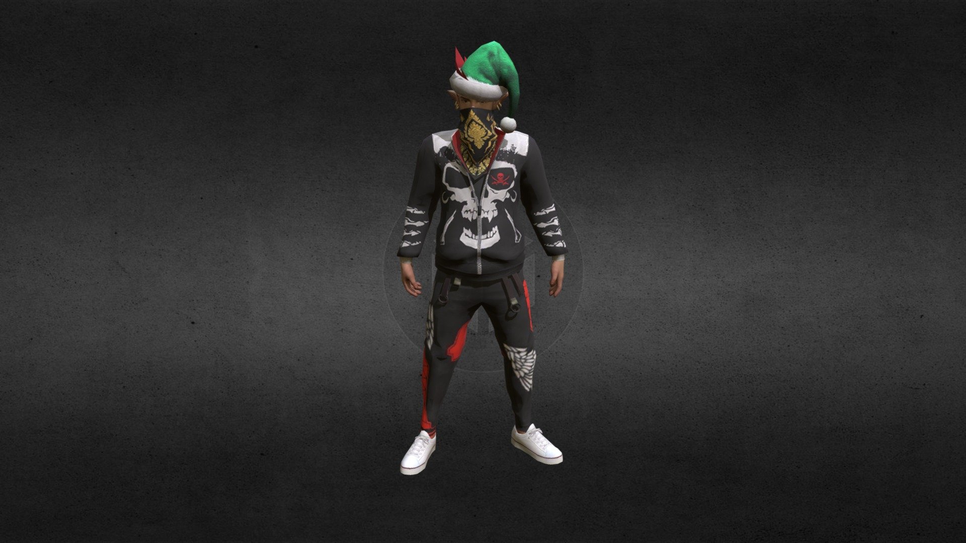 freefire season 3 free pass 3d model - Download Free 3D model by PACE ...