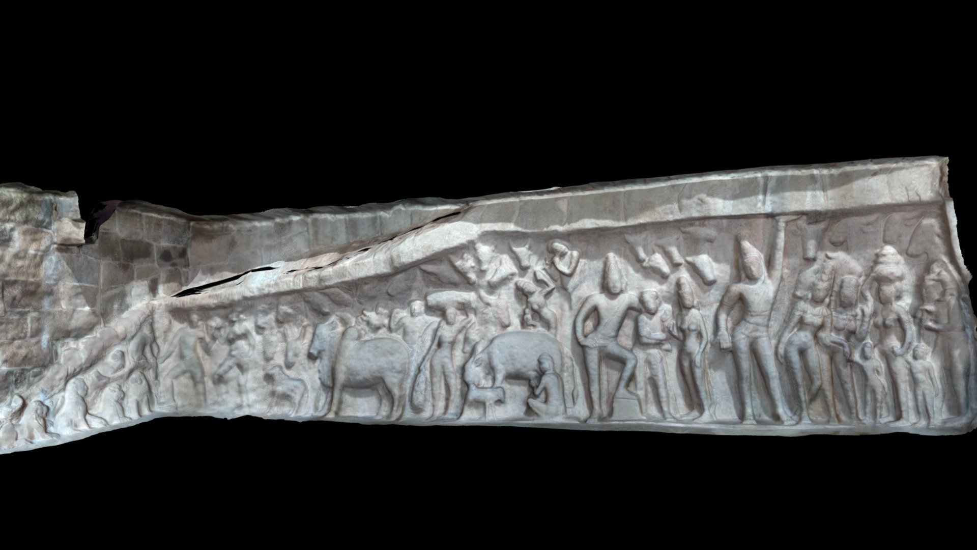 Relief at Mahabalipuram - 3D model by Théo Derory (@Theo.Derory ...