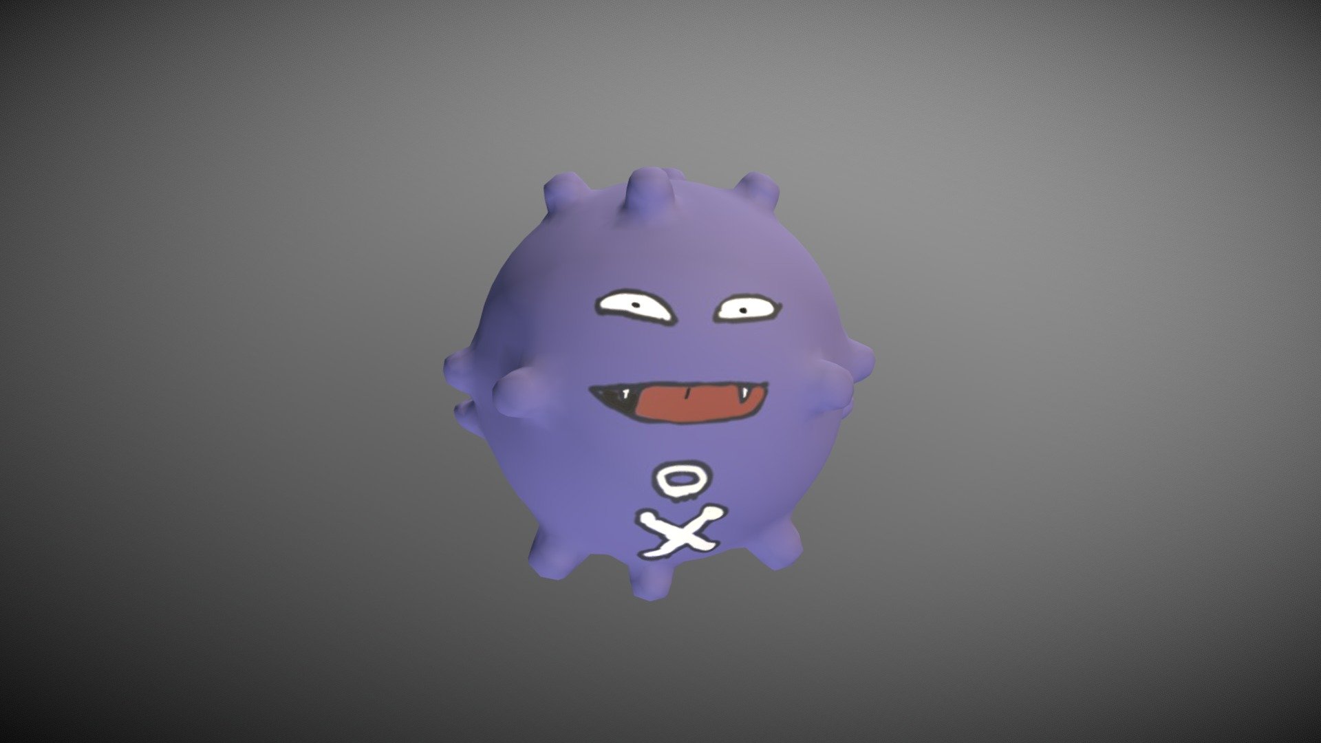 Koffing 3D Model (Pokemon) - 3D model by Ojk114 [953f97e] - Sketchfab