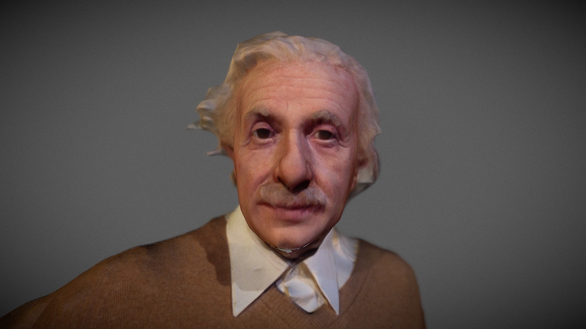 Albert Einstein - Download Free 3D model by alban [953fb1b] - Sketchfab