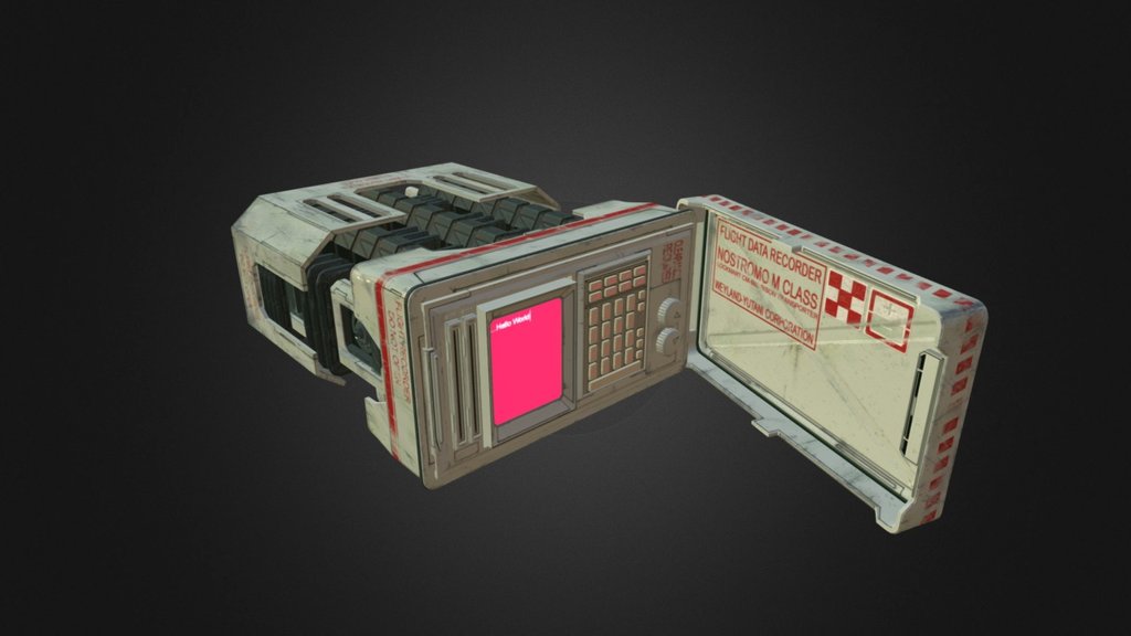 Flight Recorder - 3D model by jkpalermo [9540784] - Sketchfab