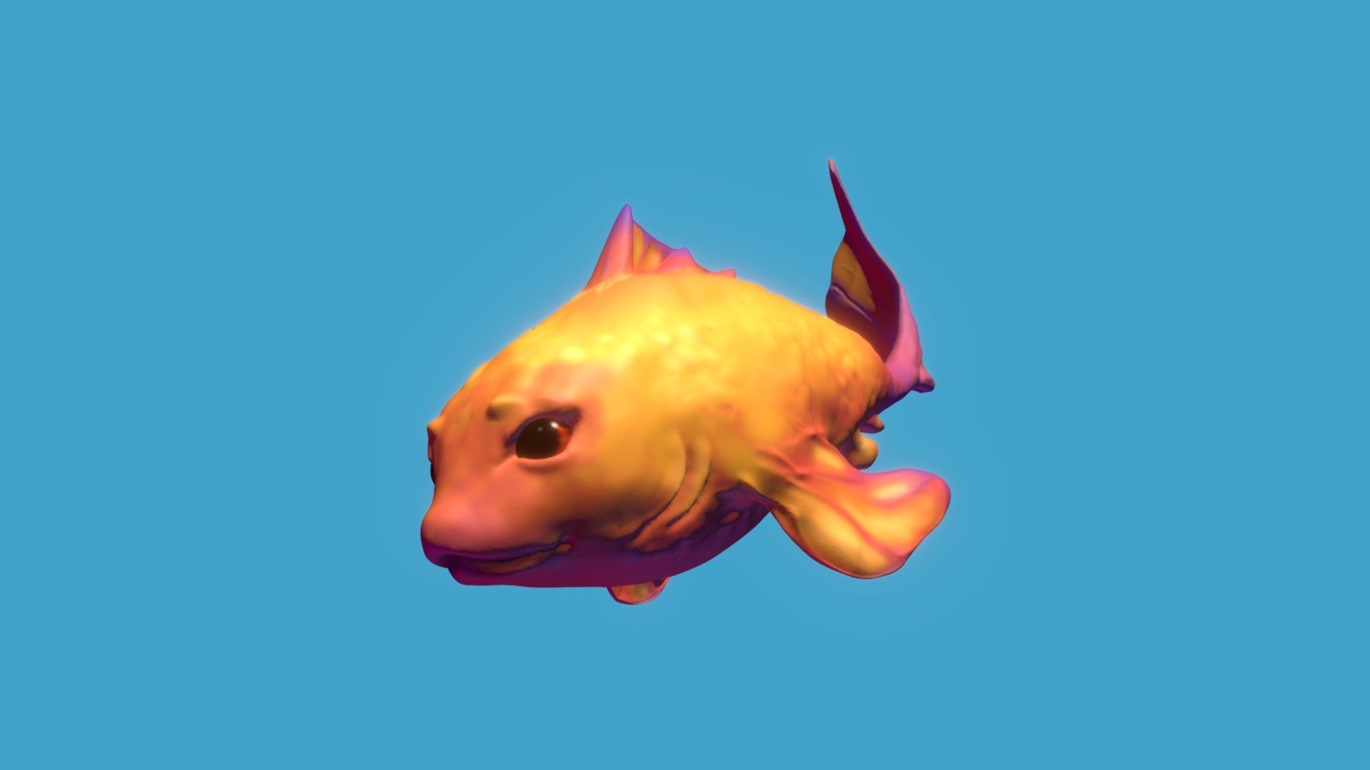 Fantasy Fish - 3D model by Nalou_art [9543c9c] - Sketchfab