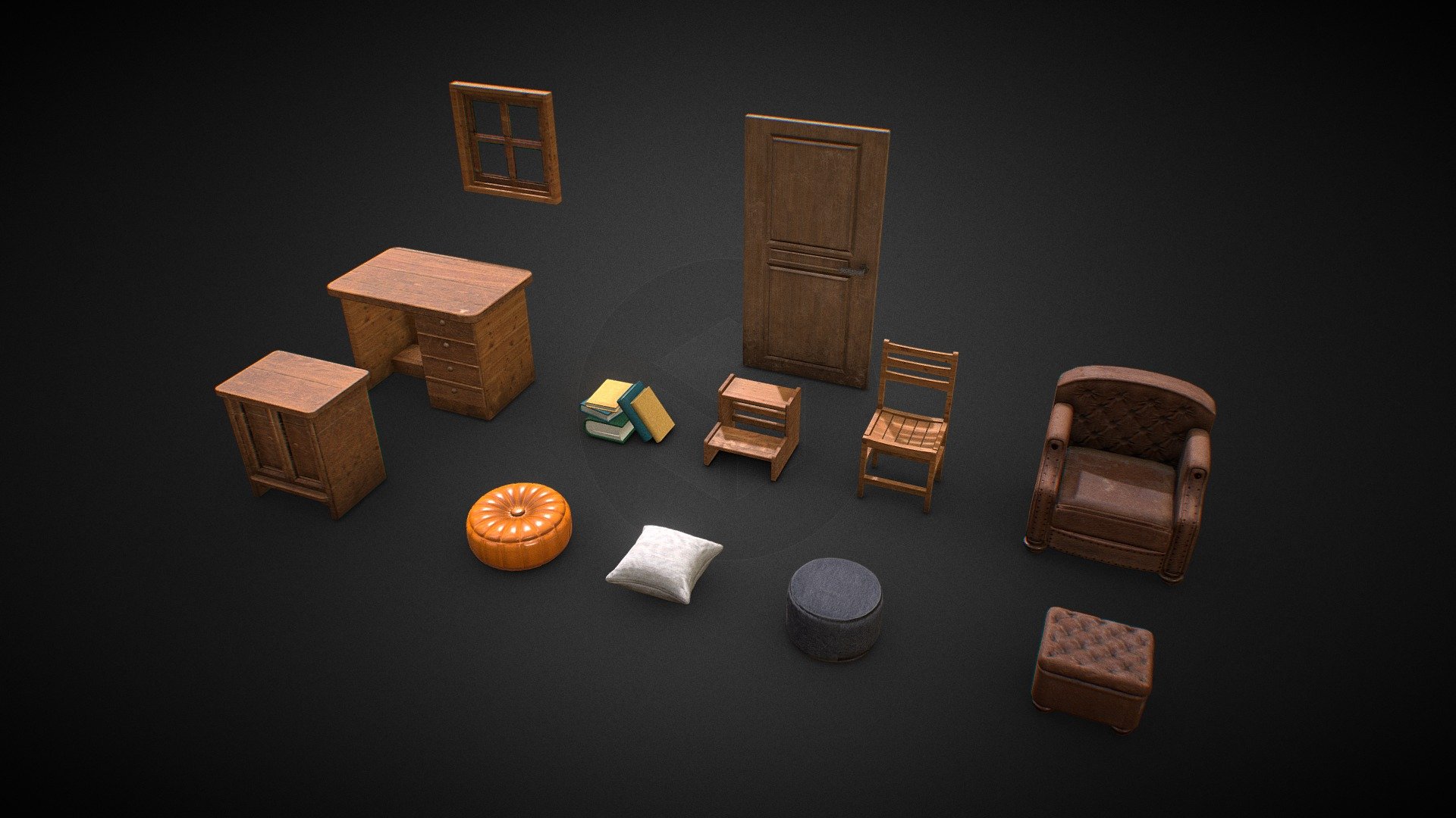 Room Asset Pack - Buy Royalty Free 3D model by roko (@d08370628 ...