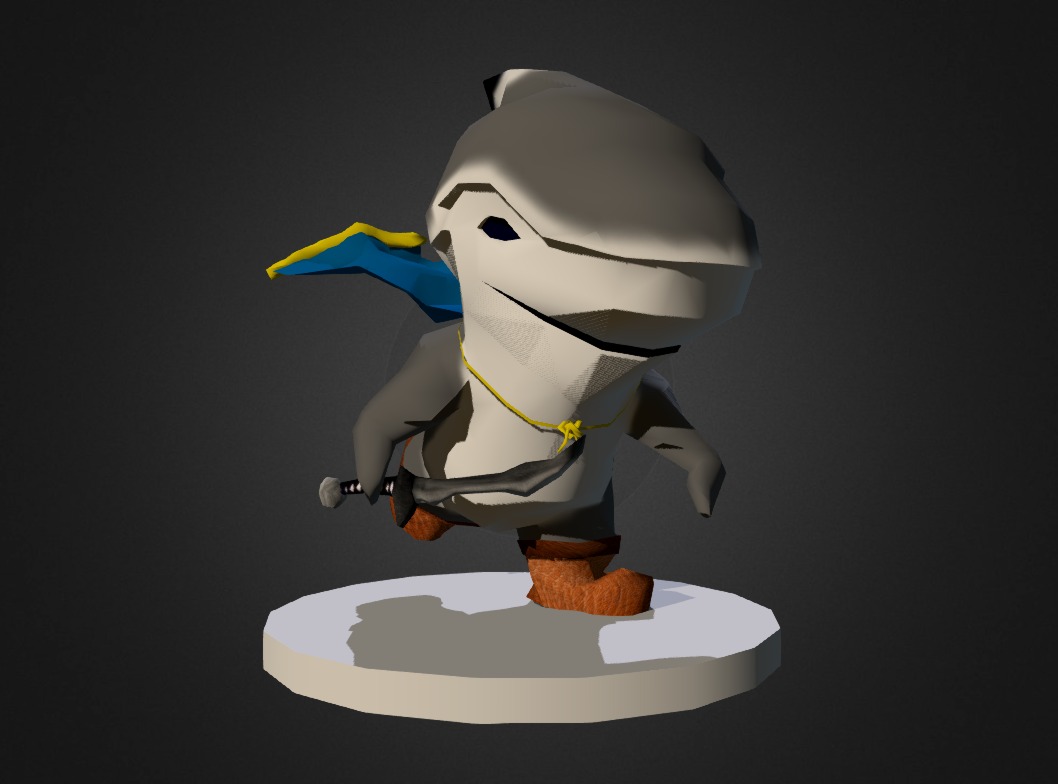 Sharky - 3D model by Solomon Mejorada (@shark.room7) [9544d53] - Sketchfab