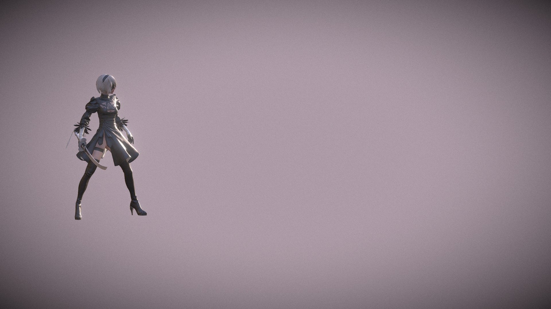 2B_animation - 3D model by Minh_ChieN (@minhchien1101448) [9544df3 ...