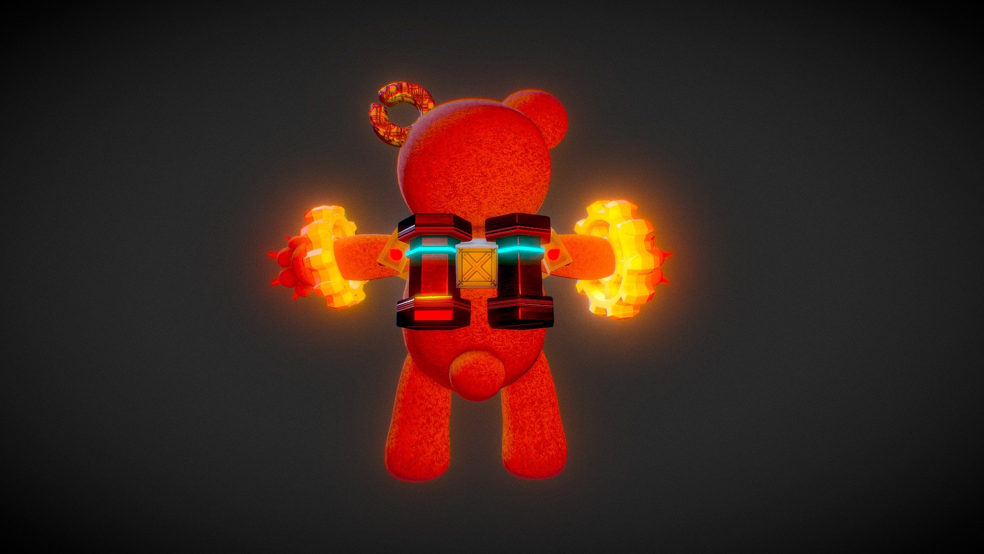 Robo-Bear - Download Free 3D model by D-Claude (@itsuko) [95450b1 ...