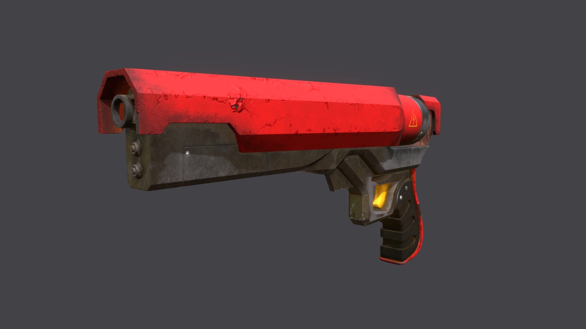 Gun Model (Smoothed High-poly) - 3D model by Azagwen [95455e5] - Sketchfab