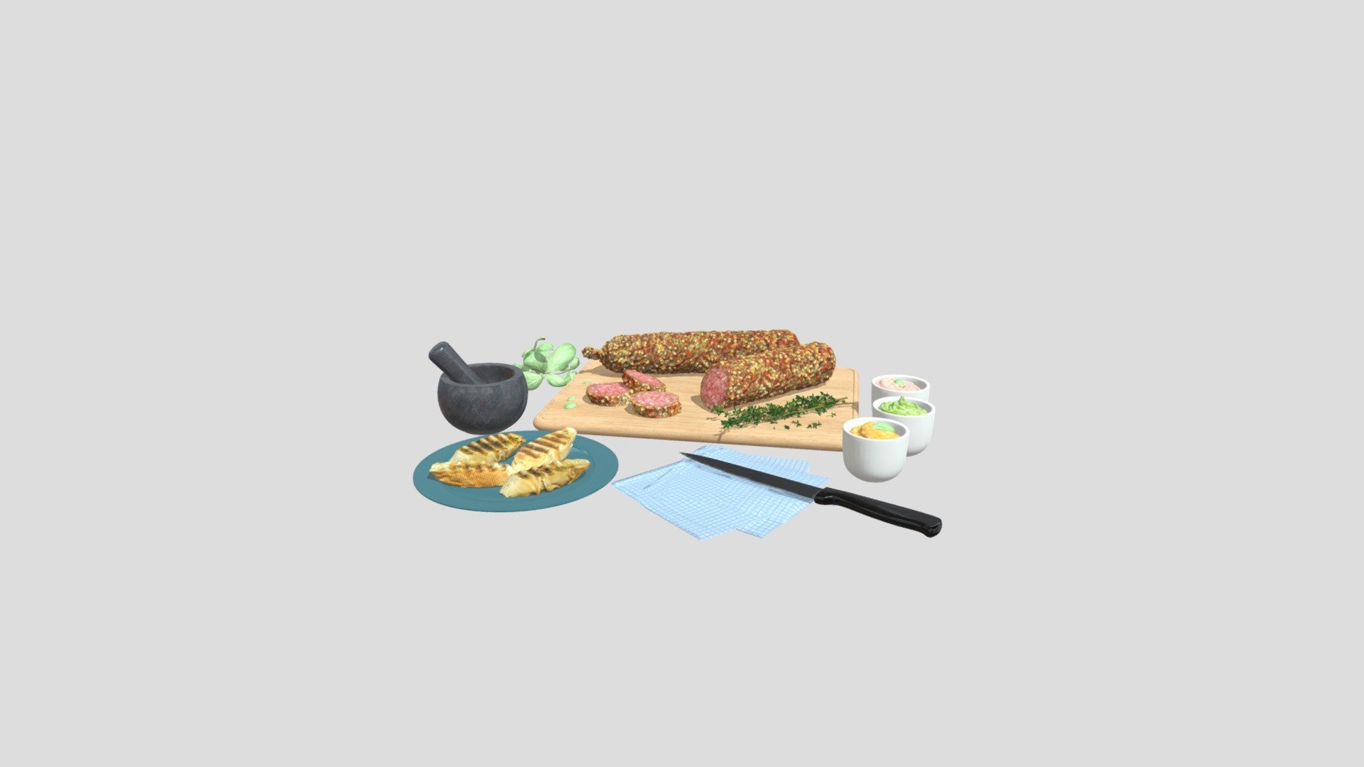 food set 9 AM217 Archmodels - Buy Royalty Free 3D model by Evermotion ...