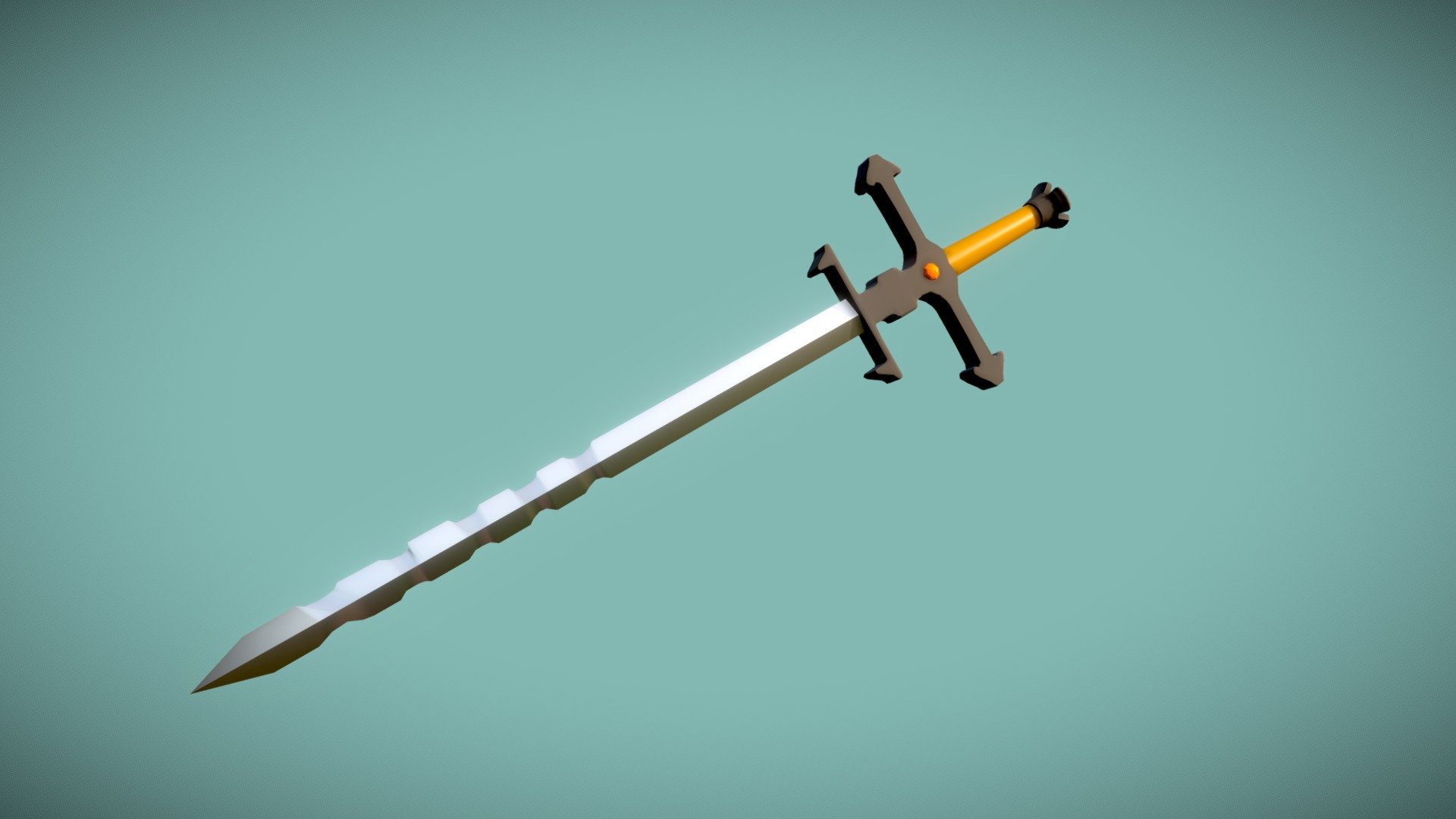 the legendary sword - 3D model by wockyyslushhhhh [9545f39] - Sketchfab