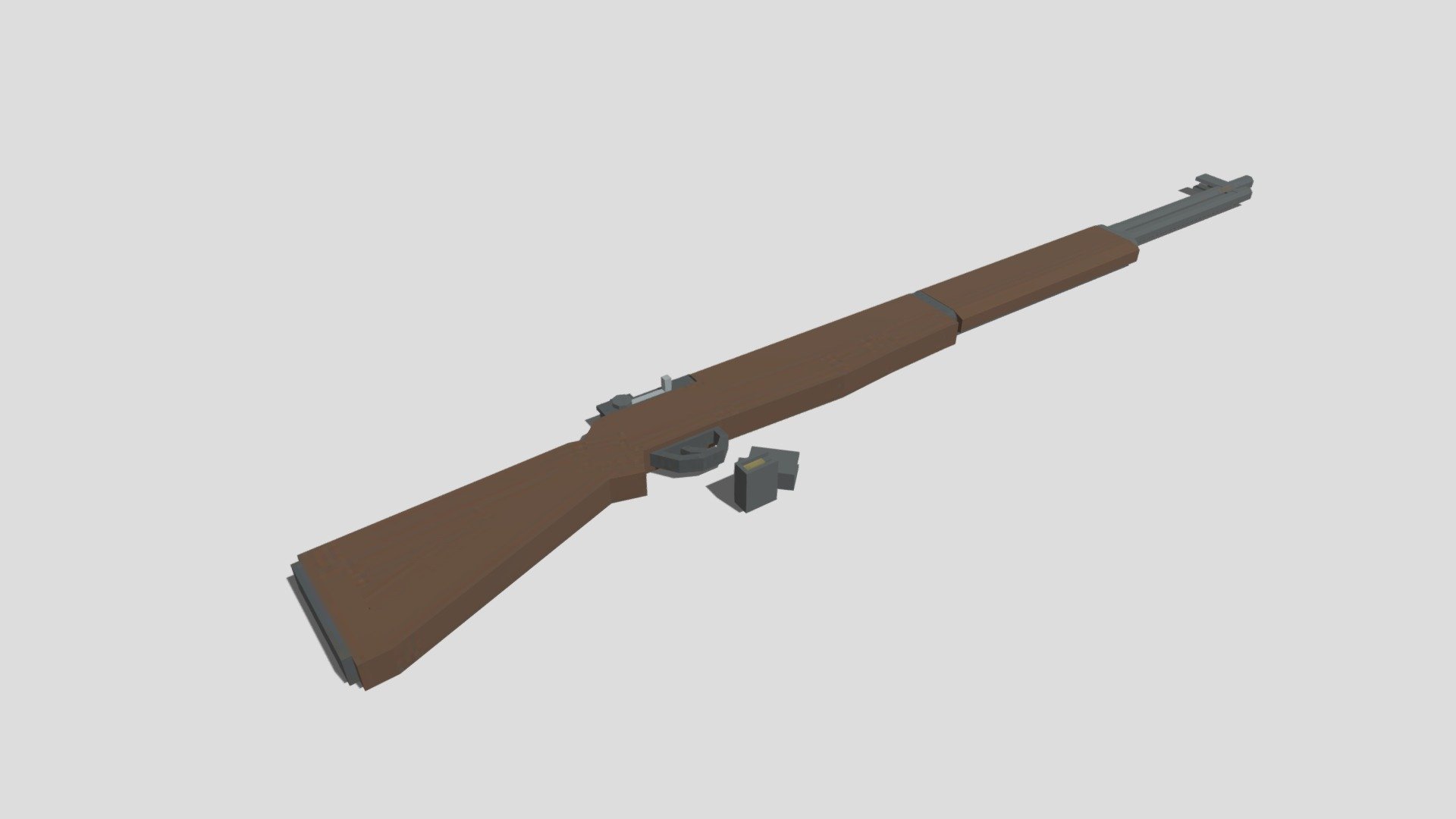 Low Poly M1 Garand - 3D model by TheChosen0ne [95466f2] - Sketchfab
