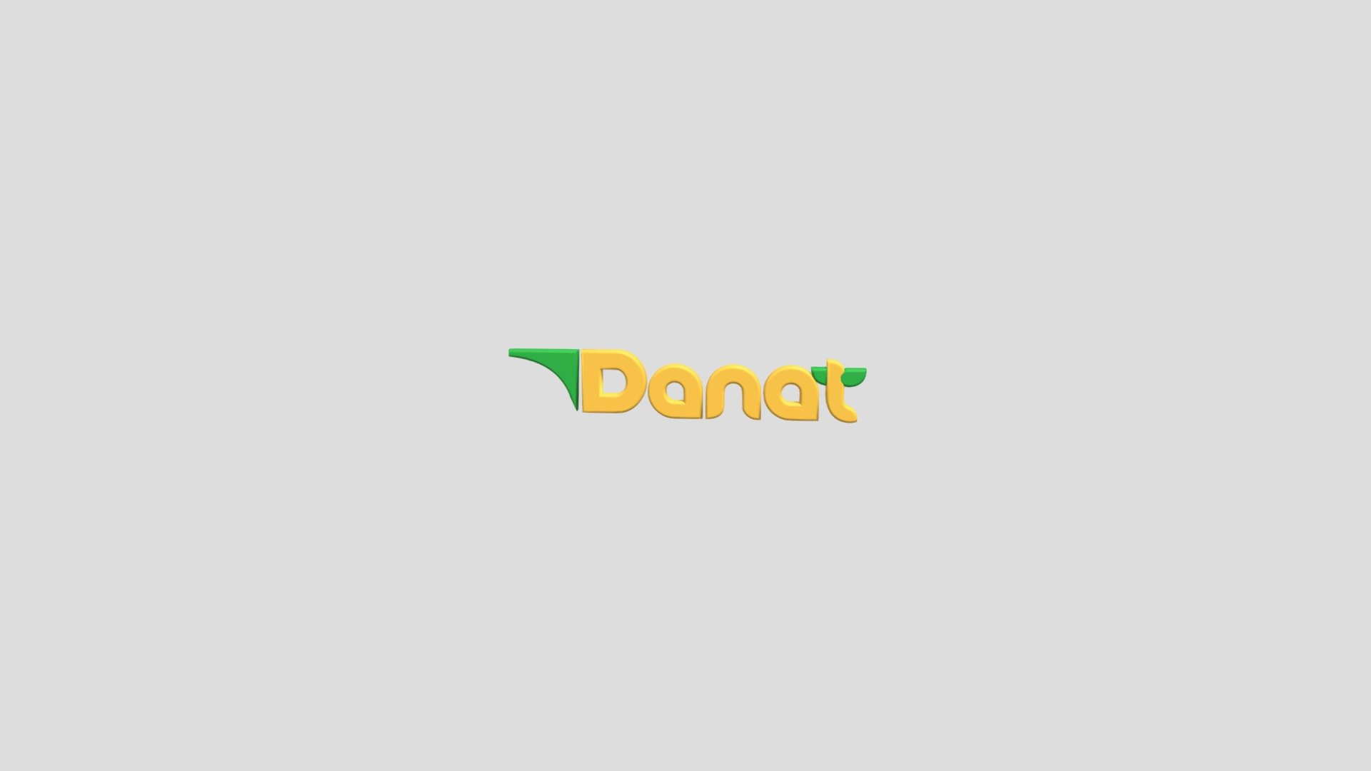 Danat Logo 3D - 3D model by adrianfintcher [954683e] - Sketchfab