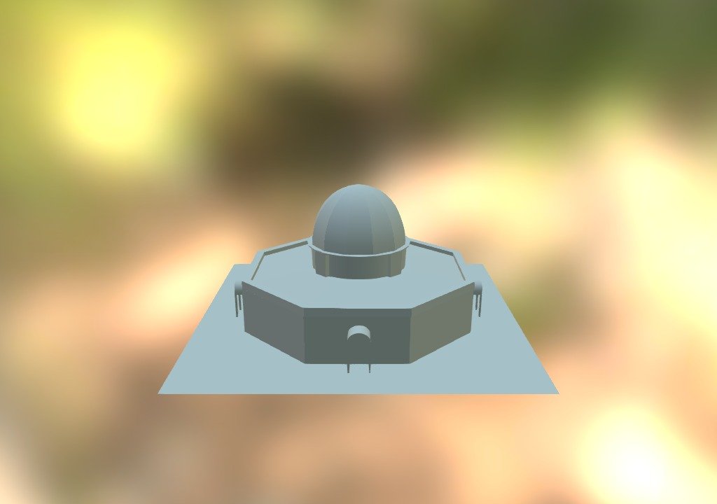 Papercraft. Dome of rock - 3D model by vanegemelados [9546b6c] - Sketchfab