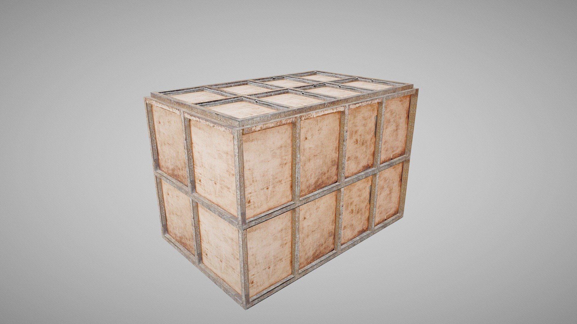 Large Storage Crate - Buy Royalty Free 3D model by TheGameCreators ...