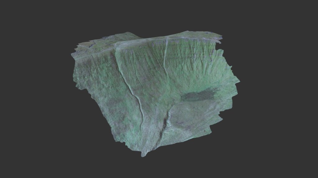 Brecon Beacons cirque model - 3D model by ralphfyfe [954a7a9] - Sketchfab