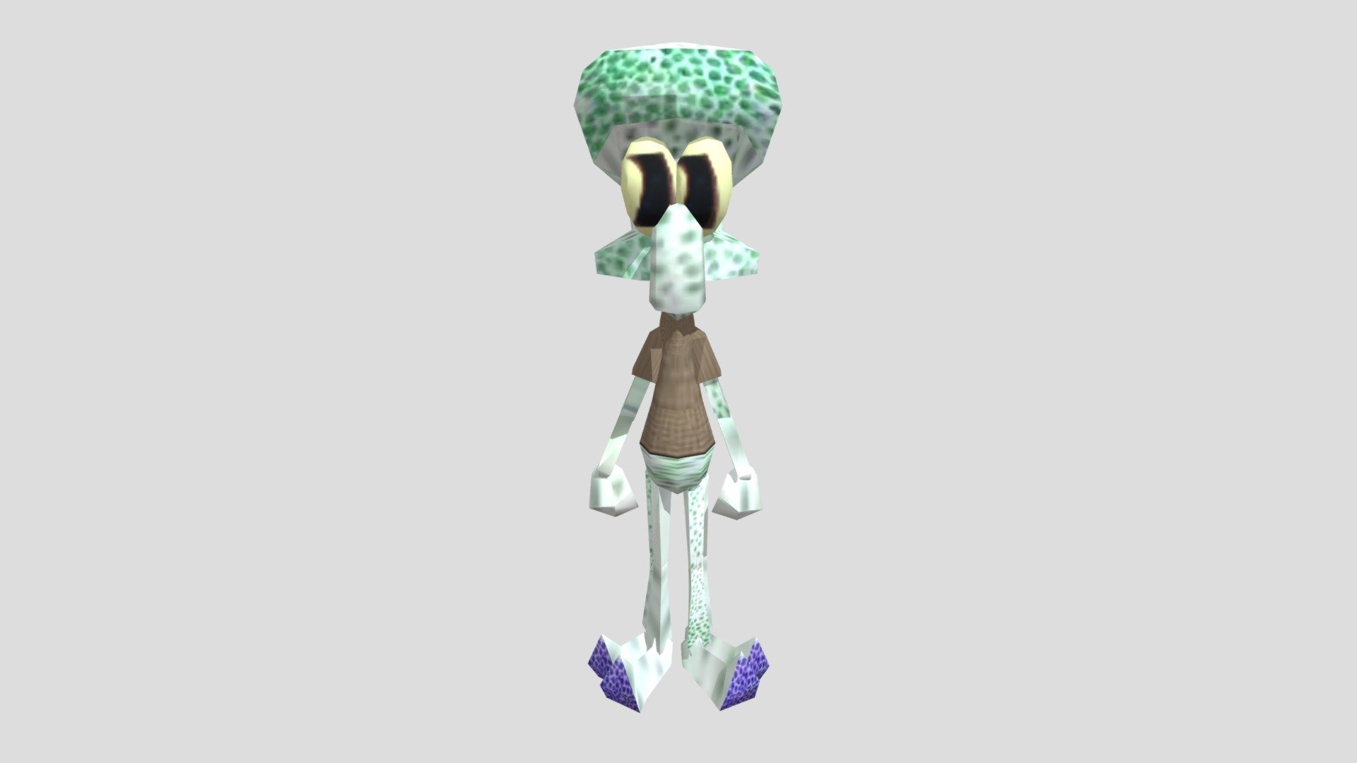 Squidward (fixed) - Download Free 3D model by thegageinator_real ...