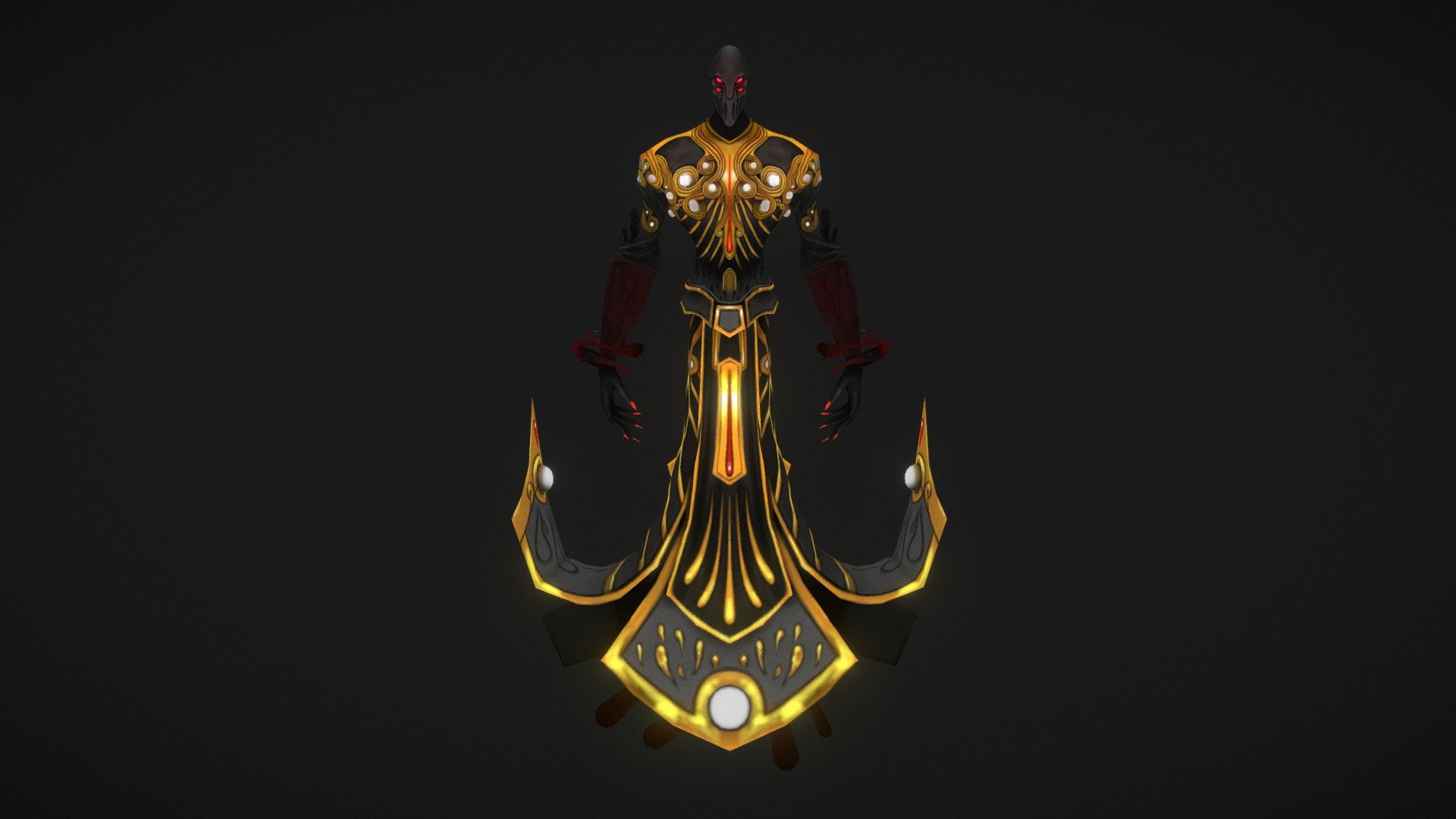 Darkmaster Boss - 3D model by 1megalo (@pitchblackk) [95504ff] - Sketchfab