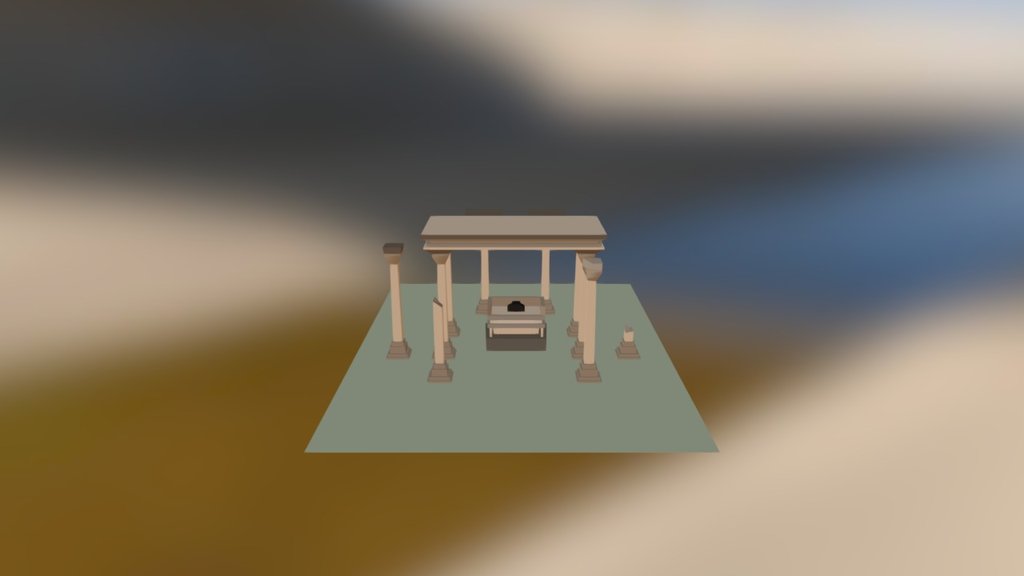 Temple Scene - 3D model by thejediyoda [9551cc4] - Sketchfab